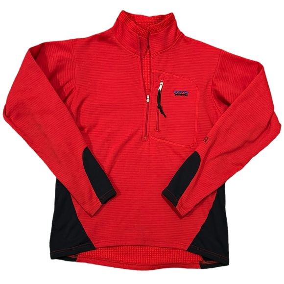 Patagonia | Sweaters | Patagonia R Regulator 14 Zip Fleece Waffle Grid ...
